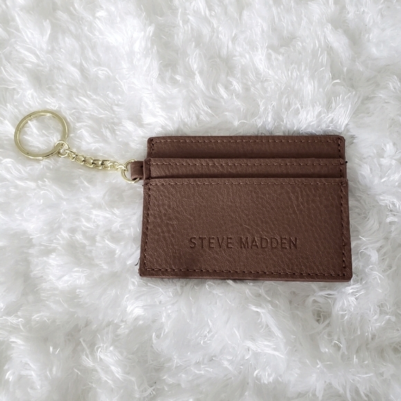 Steve Madden | Bags | Steve Madden Keychain Wallet Brown | Poshmark
